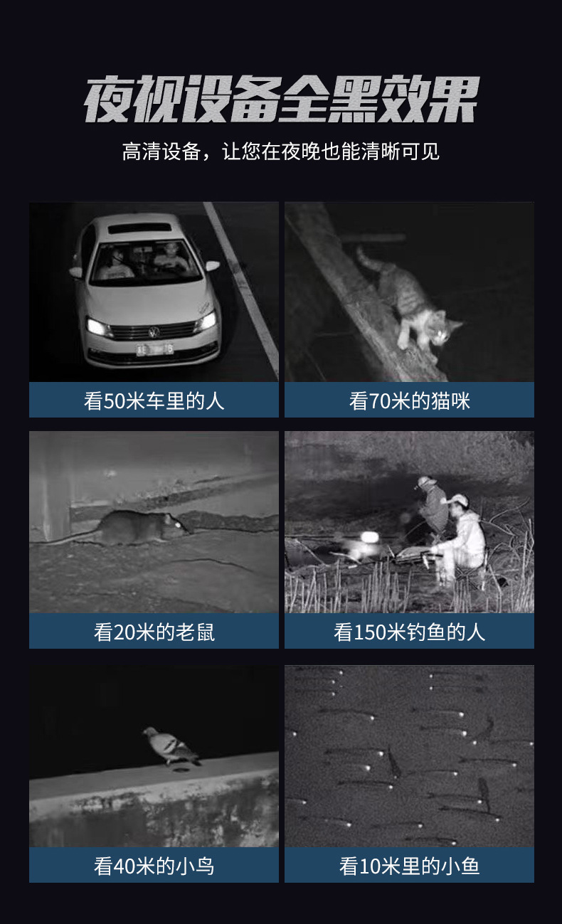 2025 Infrared Night Vision Device Outdoor Night Light Full Color Dual ...