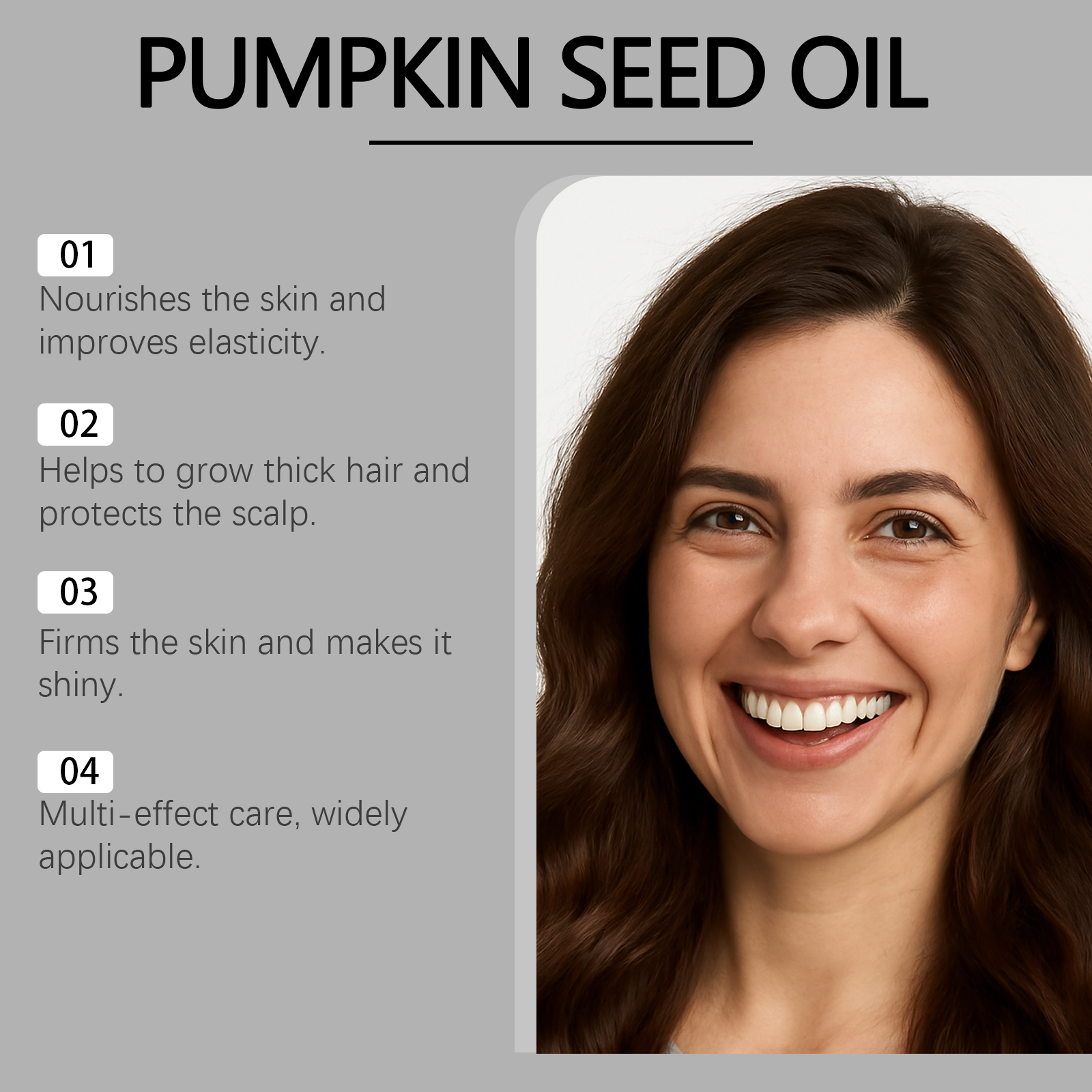 Ouhoe Pumpkin Seed Oil Serum for Thicker Hair: Nourishing, Softening ...