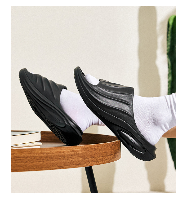 ANTA Men Basketball Slippers Casual Slides Breathable Shock Absorption ...