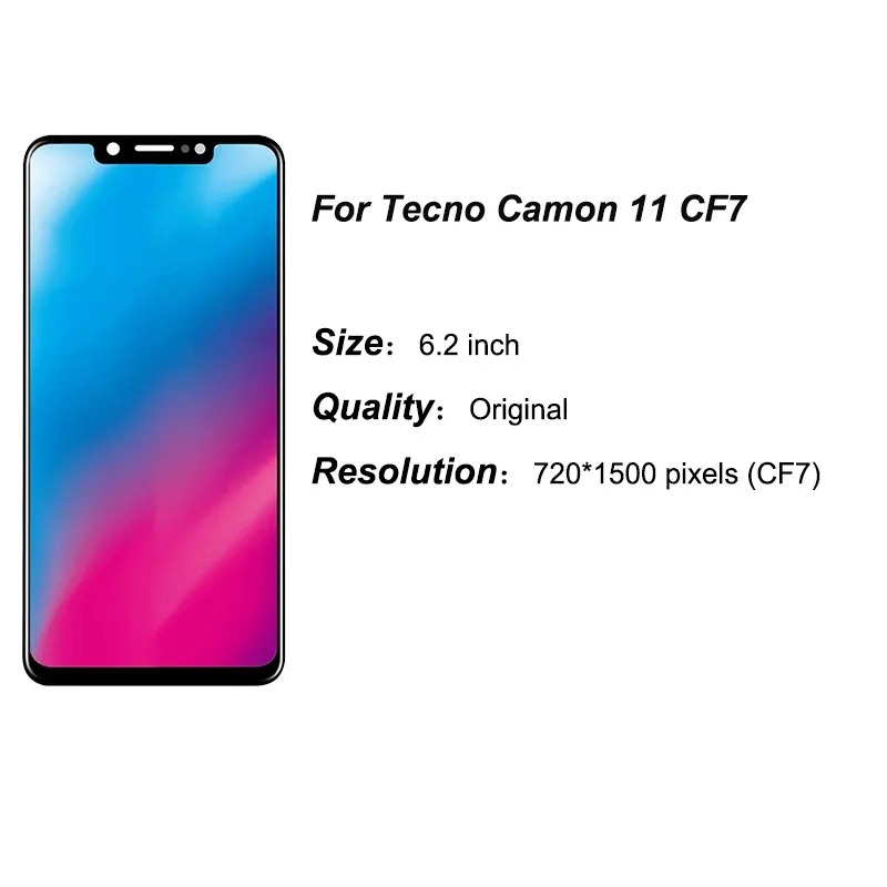 LCD for Tecno Camon 11 Display assembly Touch Screen Panel Replacement ...