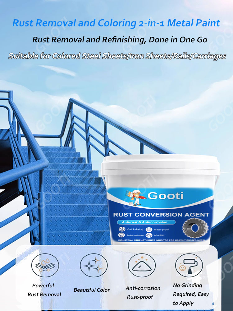 Rust Converter For Metal Steel Quick Drying Anti Rust Paint For Metal ...
