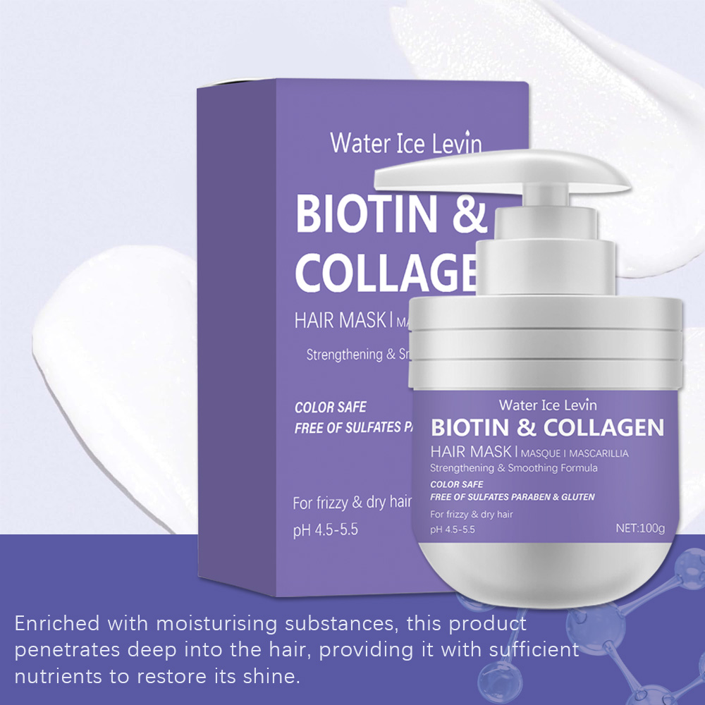 Biotin Collagen Hair Mask for Dry and Damaged Hair – Deep Conditioning ...
