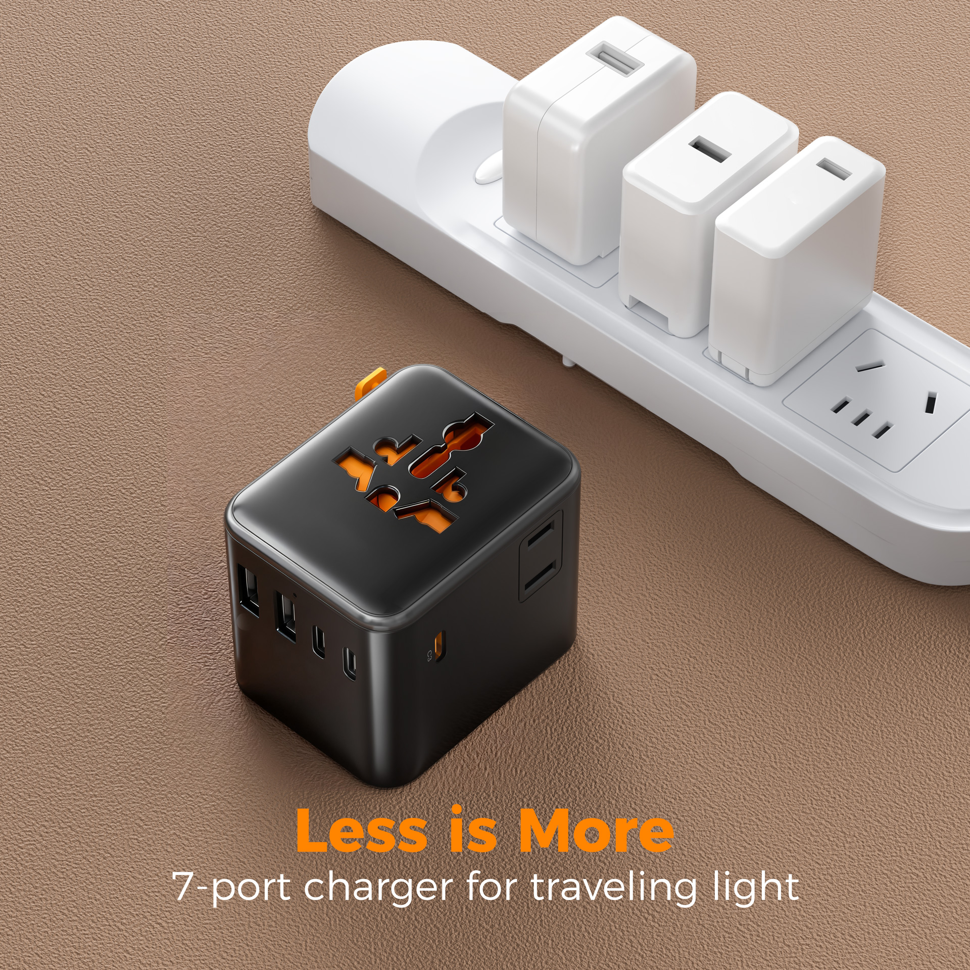 TESSAN Universal Travel Adapter with USB+Type C Ports,Essential for ...