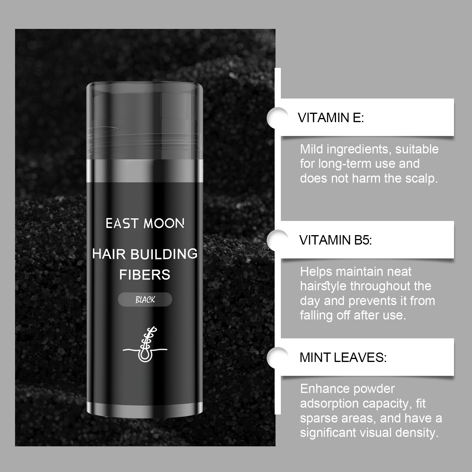 Instant Hair Thickening Fibers - Keratin-Based, Salon-Like Volume, No ...