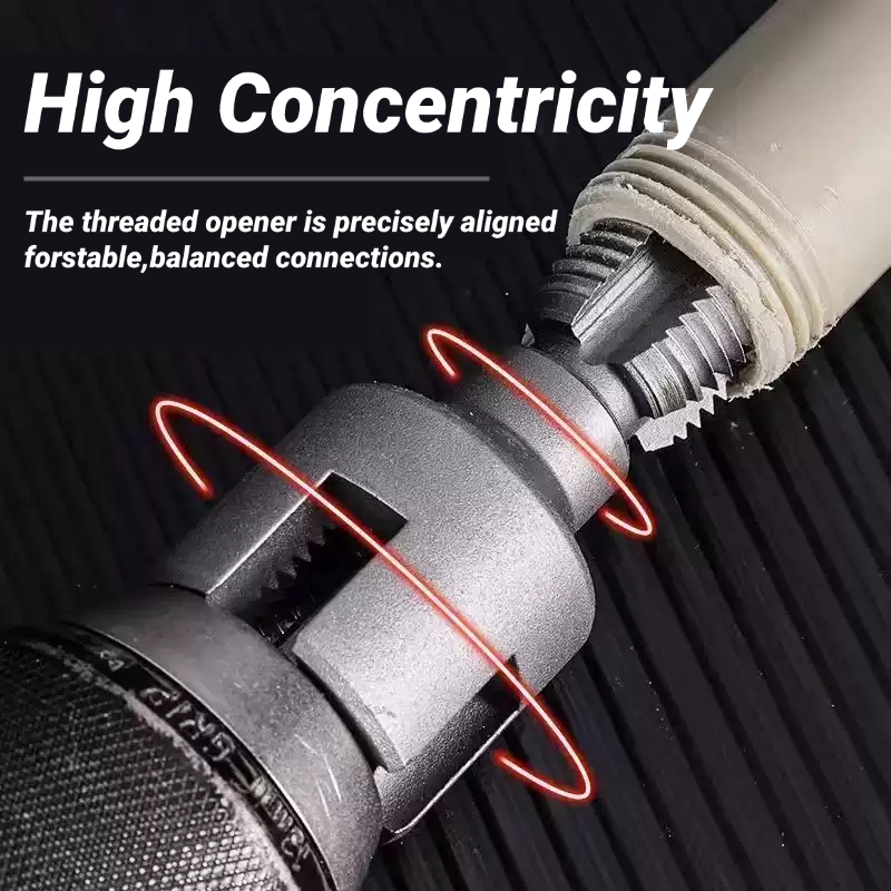 Water Pipe Threader PPR Pipe Threading Tool Kit PVC pipe thread slotter ...