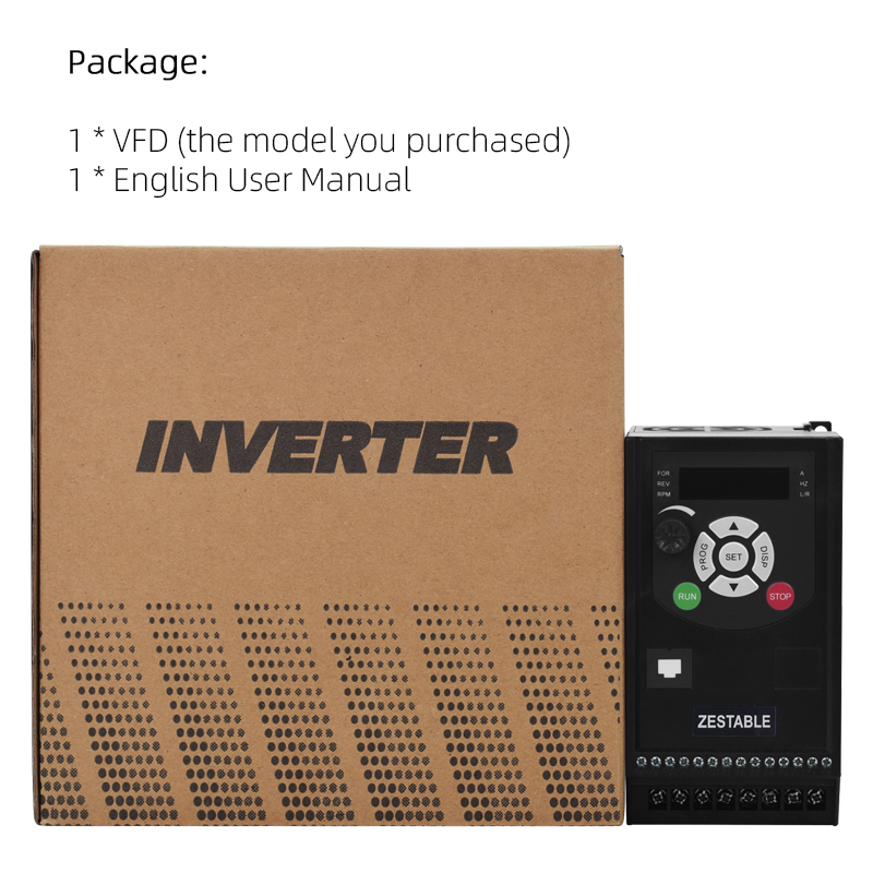 VFD 220V 2.2KW 3-phase Motor Speed Controller Frequency Converter ...