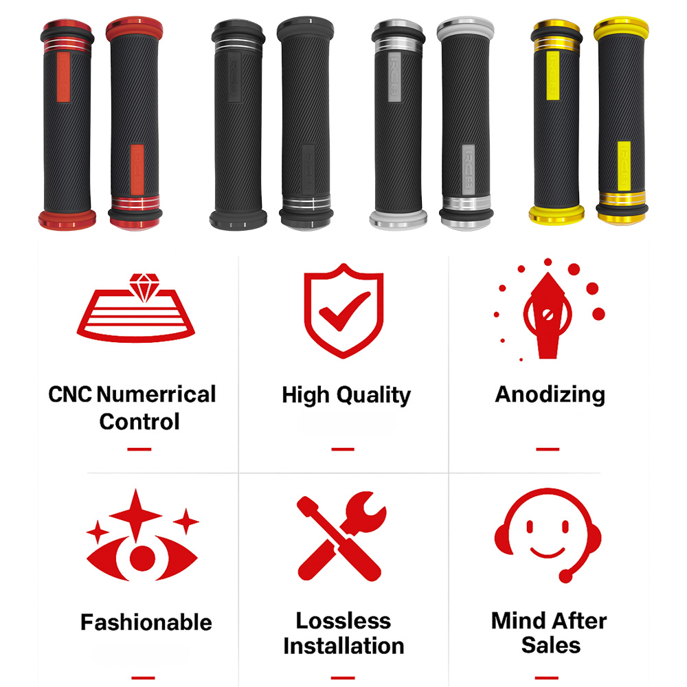 RCB/JRP MOTORCYCLE HANDLE GRIP HANDLE GRIP ALLOY RCB HANDLE GRIP ...