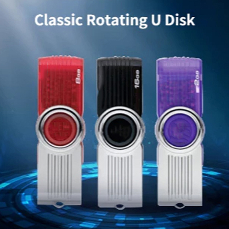 Portable USB Flash Drive Pen Drive Rotating Memory Stick Real Capacity ...