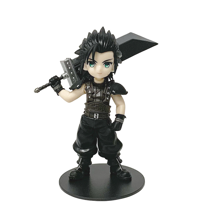 FF7 Mini Figurines: Cloud, Aeris, Tifa, Zack - Cute Chibi Style Display ...