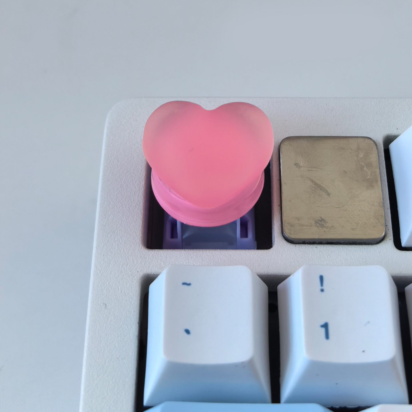 Transparent Transparent Love Keycap Mechanical Keyboard Dedicated ...