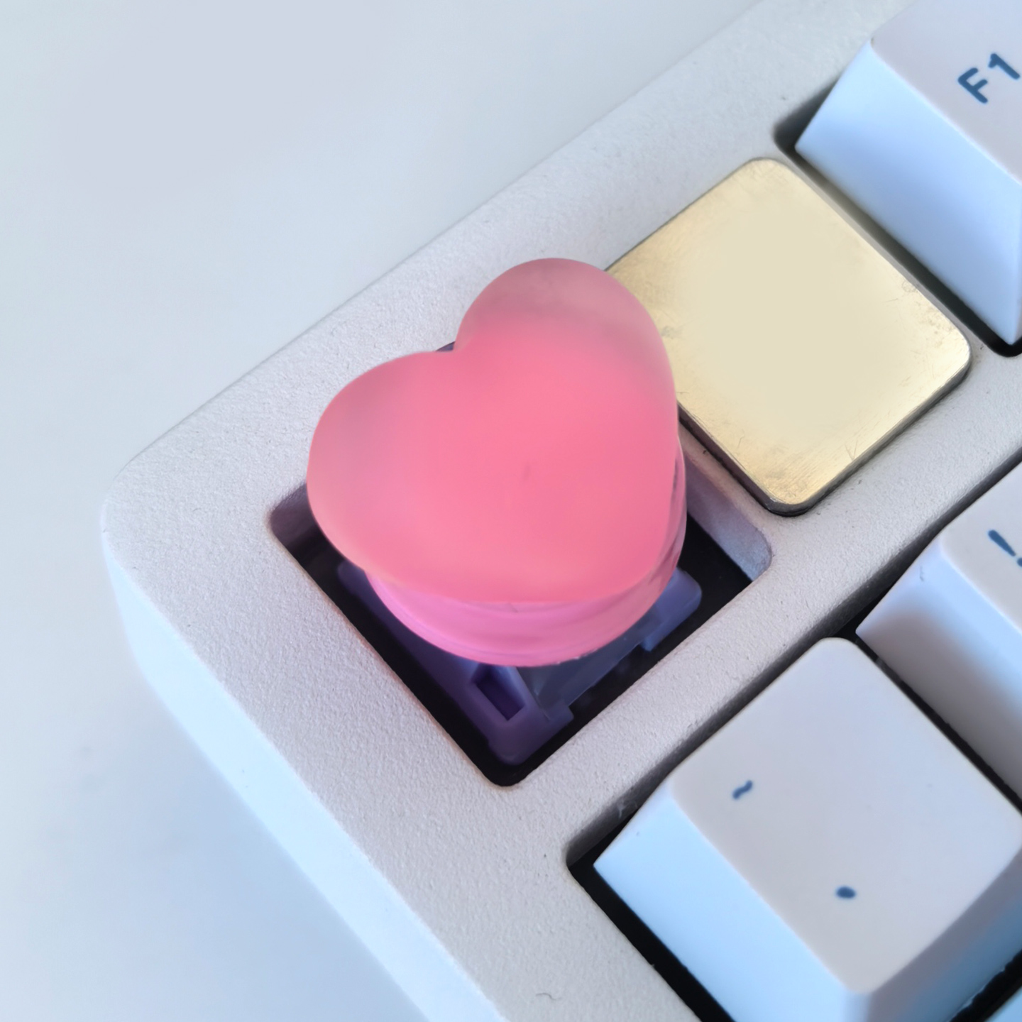 Transparent Transparent Love Keycap Mechanical Keyboard Dedicated ...