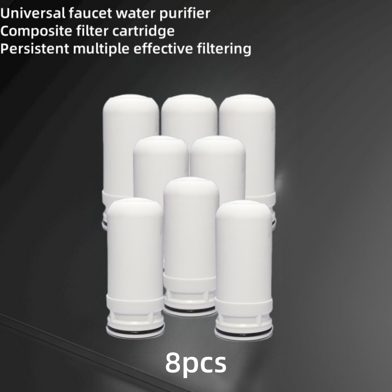 3-pack faucet water filter replacement cartridges, ceramic composite ...