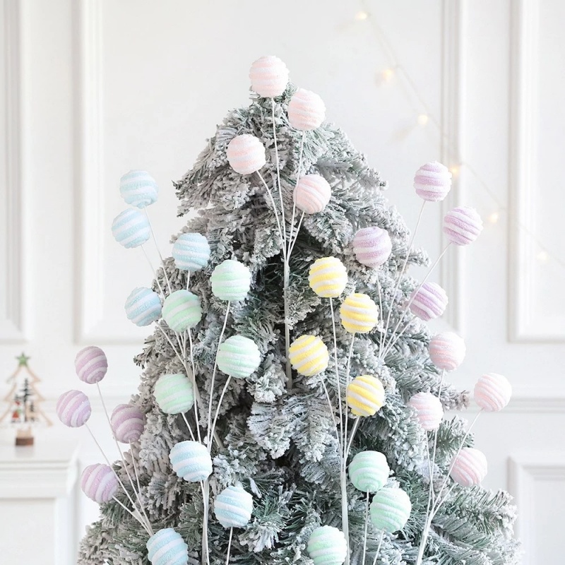 【Ready Stock】5pcs/set Christmas Maka Branch Cutting Ball Bundle ...
