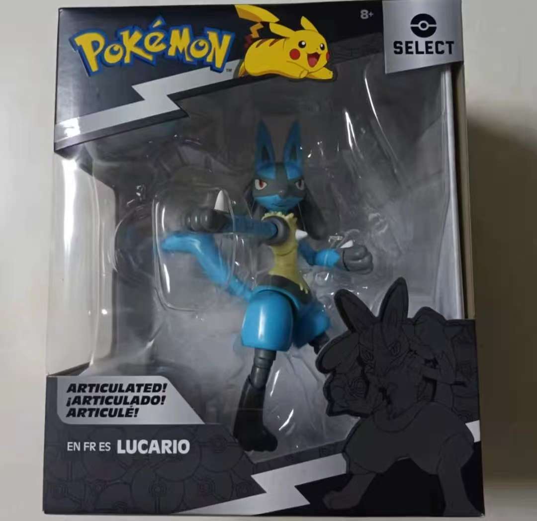Pokémon Select Lucario - 6-Inch Super-Articulated Figure with Over 15 ...