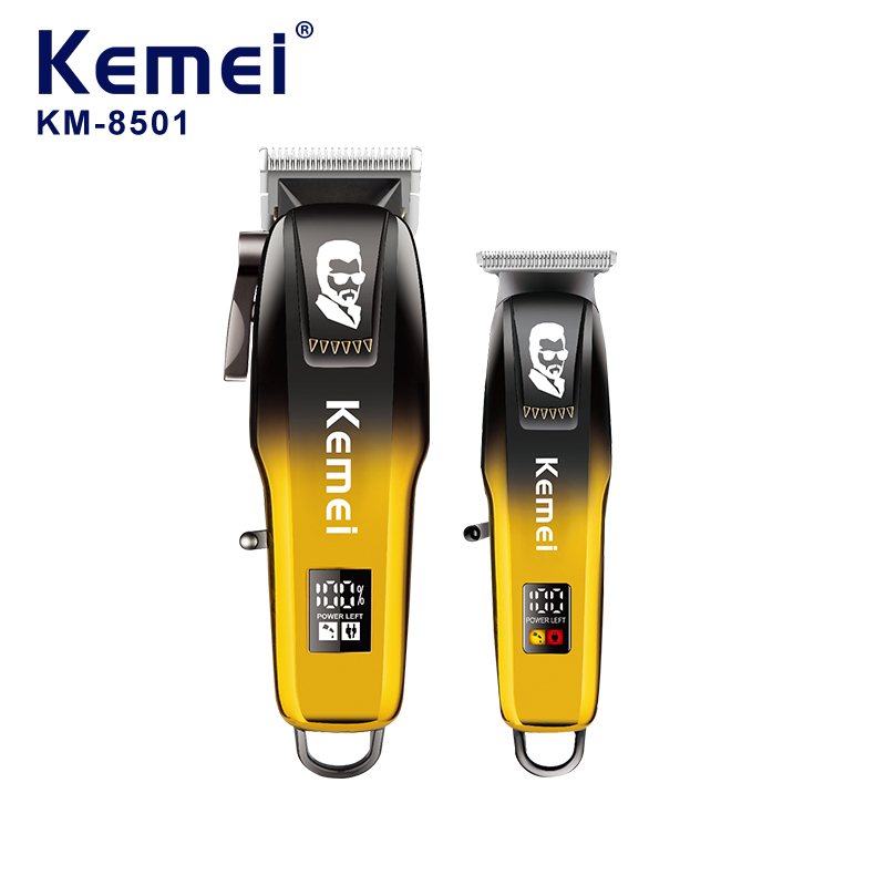 Km-8501 Professional Cordless Hair Clipper Kit for Sculpting and ...