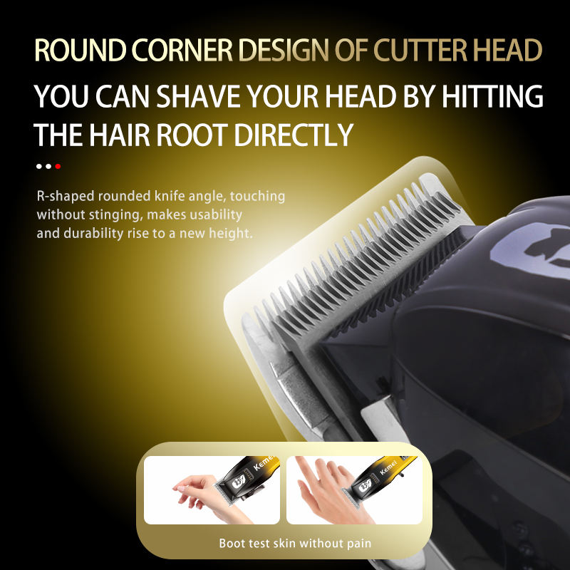 Km-8501 Professional Cordless Hair Clipper Kit for Sculpting and ...