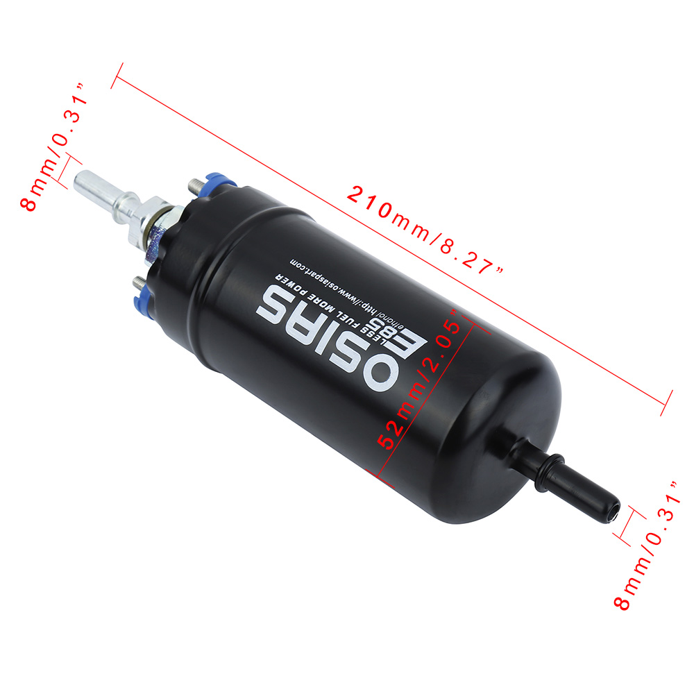 OSIAS Fuel Pump 12v External High Pressure Gasoline Pump External Pump ...