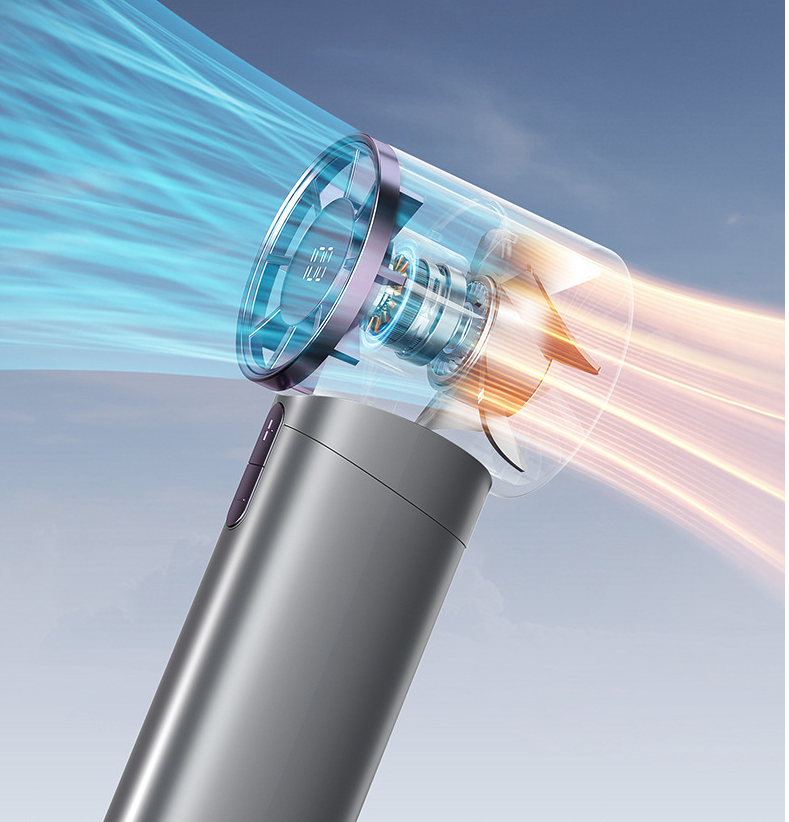 2025Turbo Mini Fan 100 Speed USB Charged Minifan Outdoor Portable ...