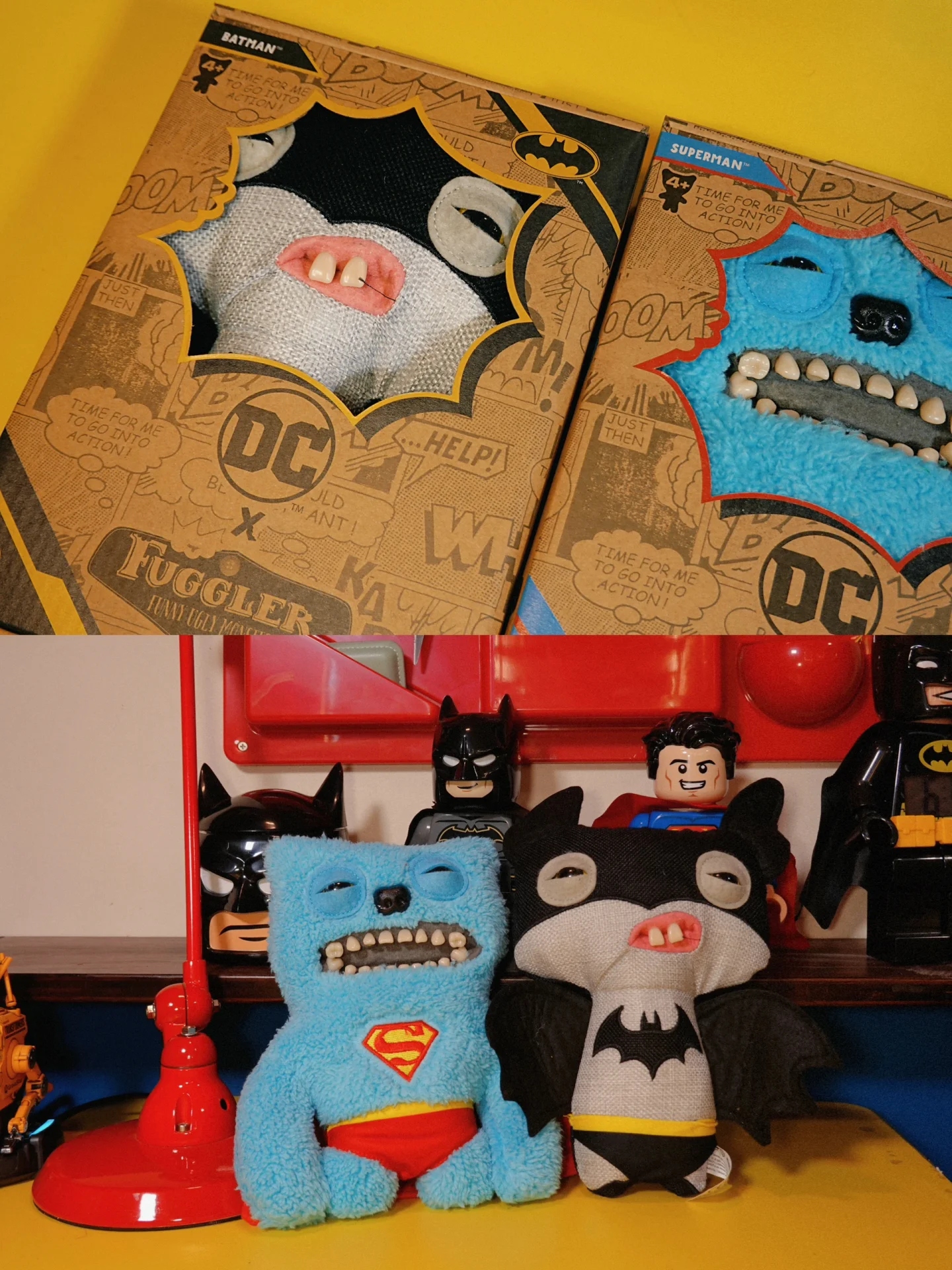 【Fuggler × DC Collaboration】Batman Joker Superman Series Ugly-Cute ...