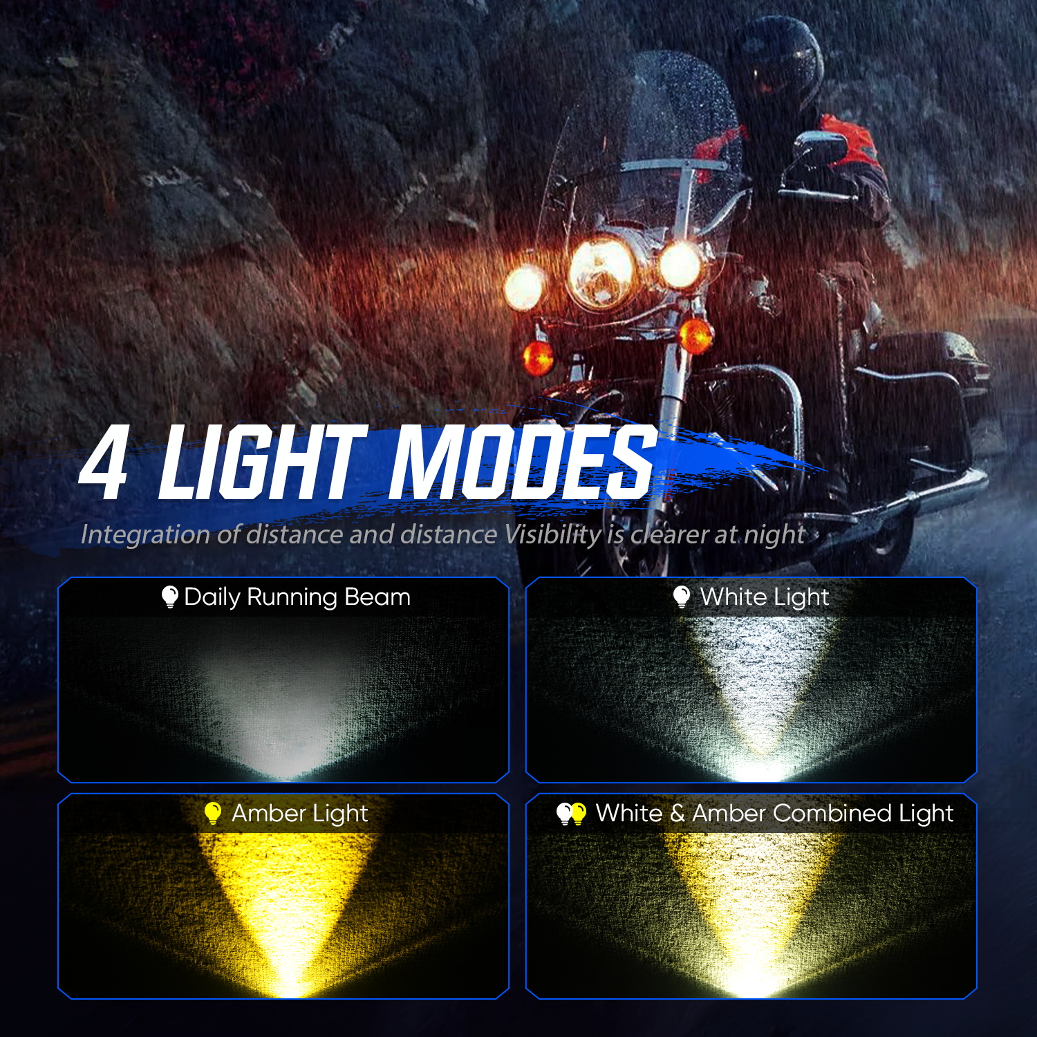 Novsight 4 modle WL14 5 Inch Motorcycle led driving headlight LED Off ...