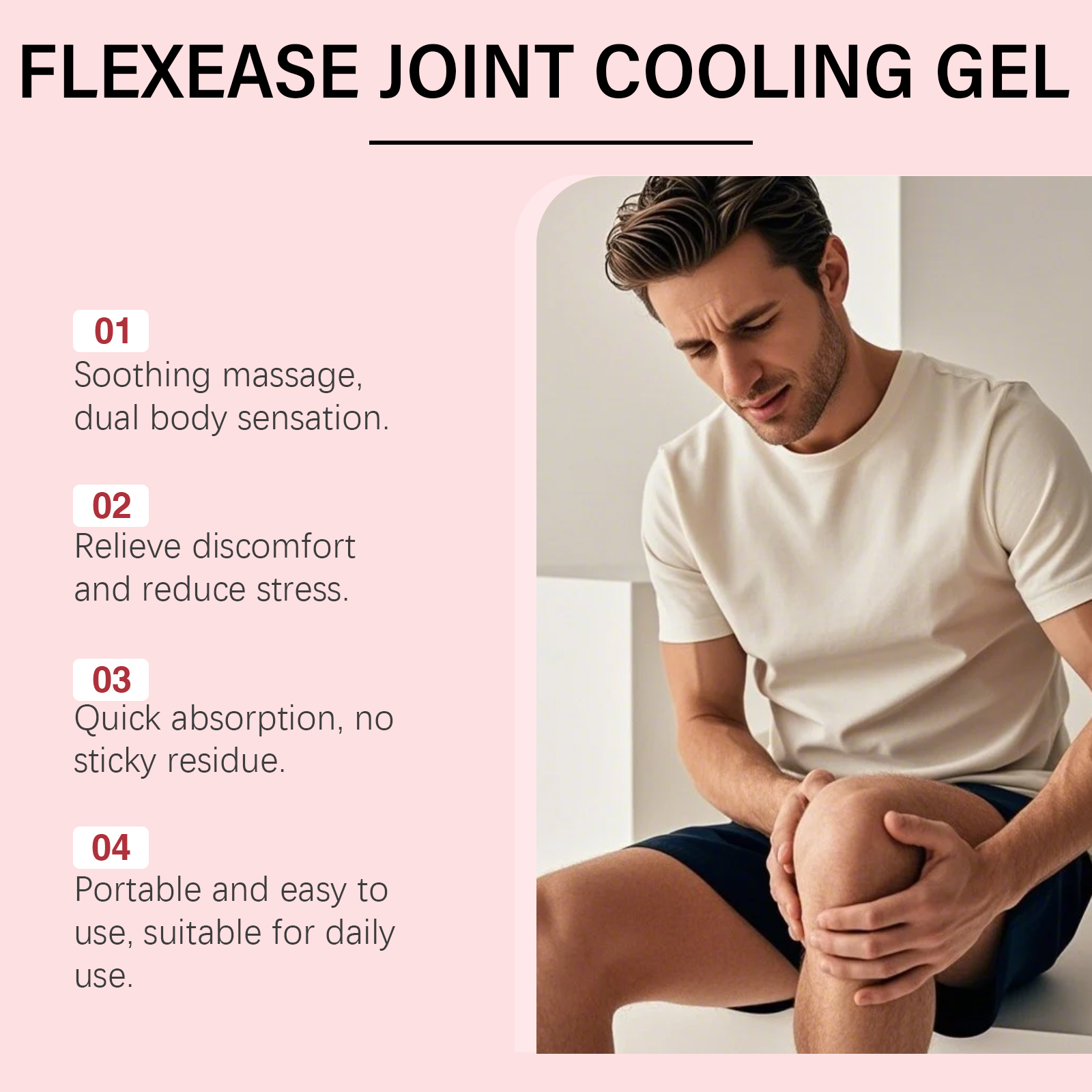 South Moon Flexease Joint Cooling Gel Comfortable Gently Nourishes Body Joints Caring Gel ...