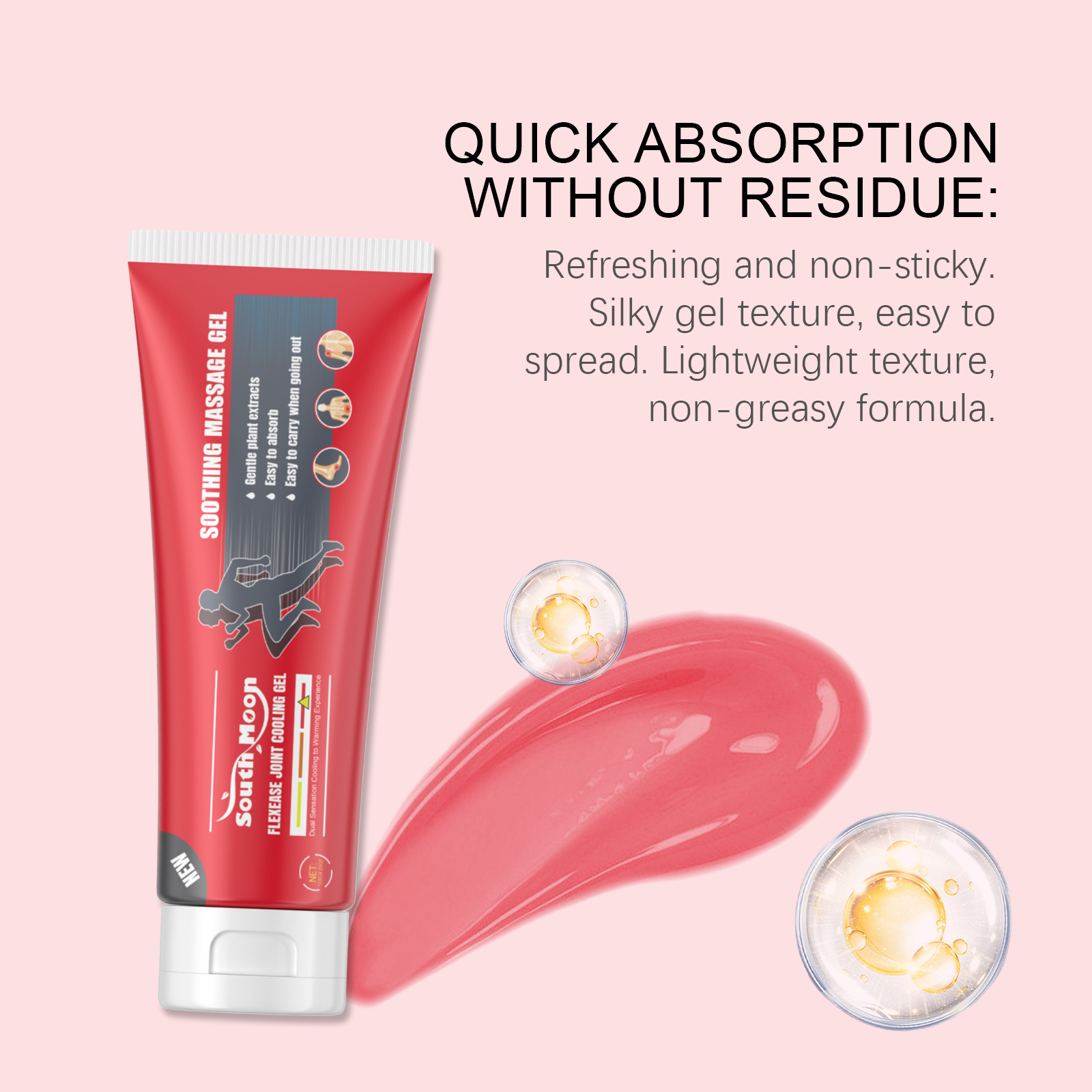 South Moon Flexease Joint Cooling Gel Comfortable Gently Nourishes Body Joints Caring Gel ...