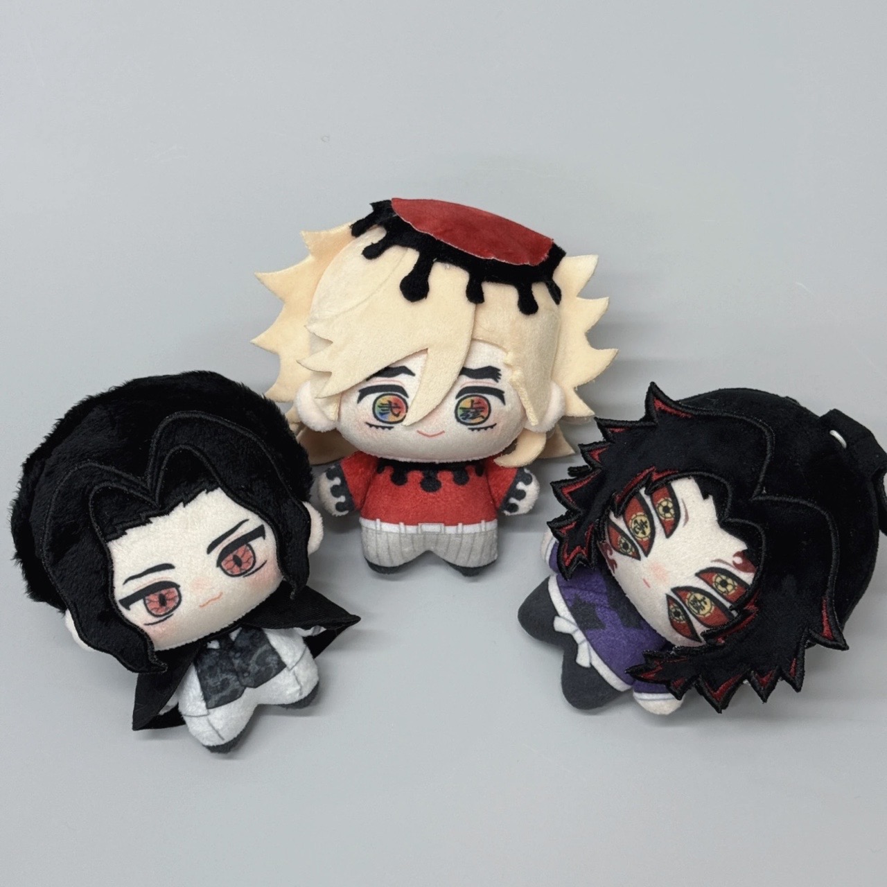 10CM Demon Slayer Douma Kokushibo Uzui Tengen Tomioka Giyuu Plush Doll ...