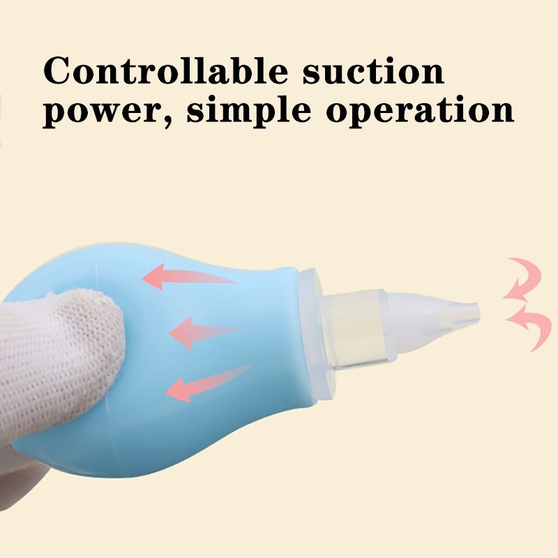 ANNIL Newborn Baby Nasal Aspirator Cold Nose Cleaner Silicone Baby ...