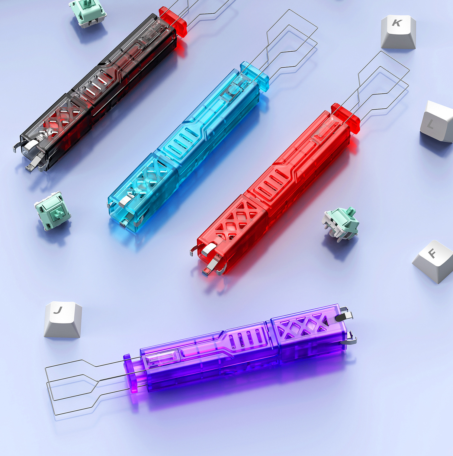 2 in 1 Switch Remover Puller and Hot Swap Keycap Adjuster DIY Tool for ...