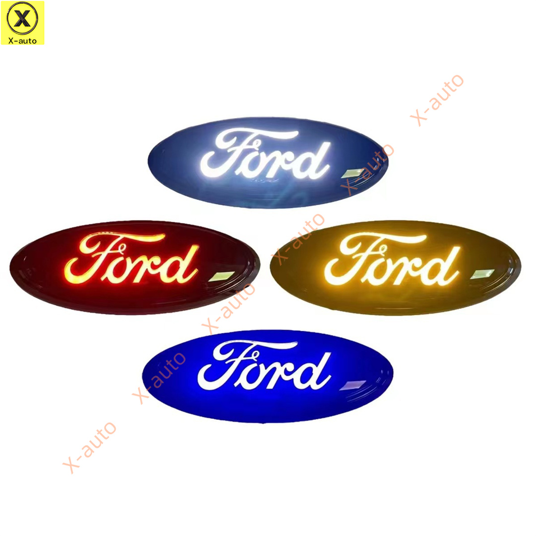 Ford Dynamic Front Grille Animated Light LED Emblem Badge - Size 23cm ...