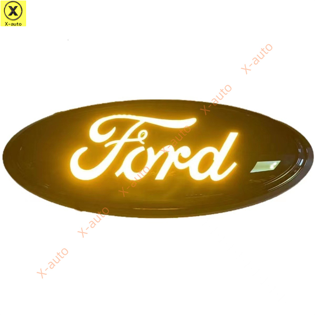 Ford Dynamic Front Grille Animated Light LED Emblem Badge - Size 23cm ...