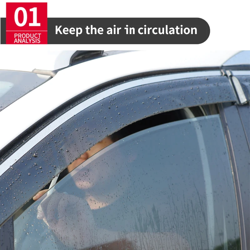 Carstorm Car Mitsubishi L300 Window Visor Vent Shade Deflector Sun/Rain ...