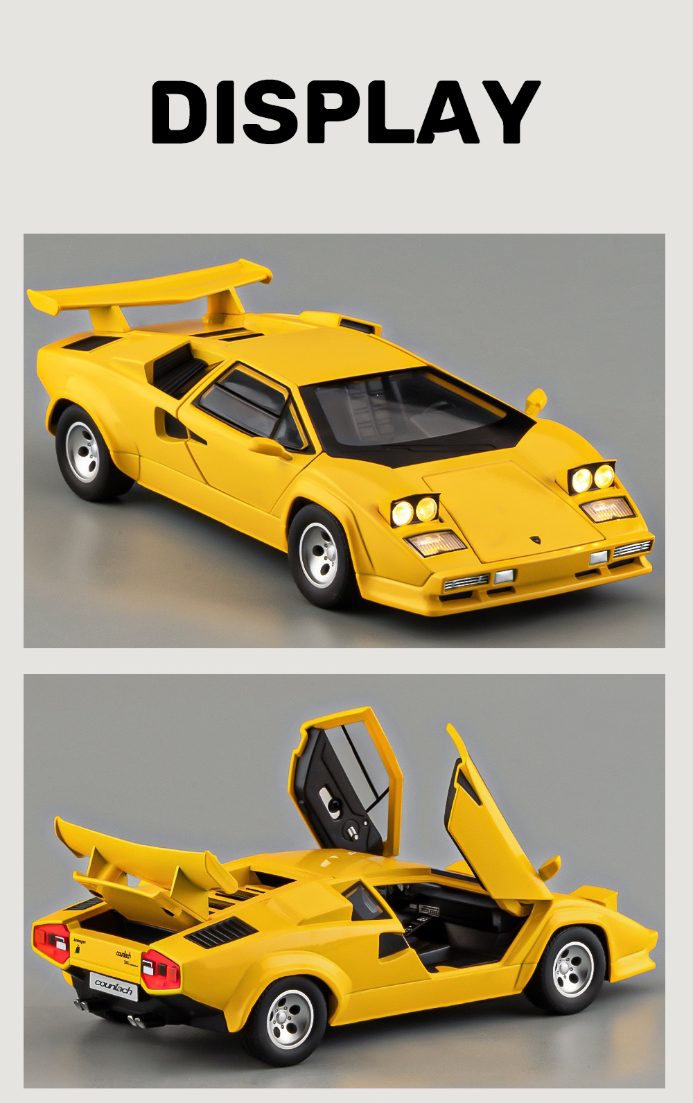 1:24 Scale Countach LP500S Alloy Car Model Diecast Car Toys for Boys ...