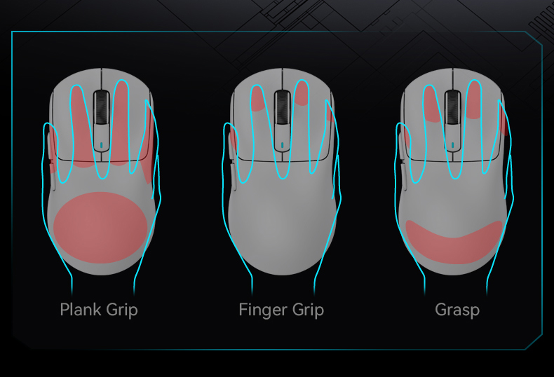 ATTACK SHARK X3 49g Wireless Gaming Mouse - Tri-Mode(USB/2.4G/BT5.2 ...