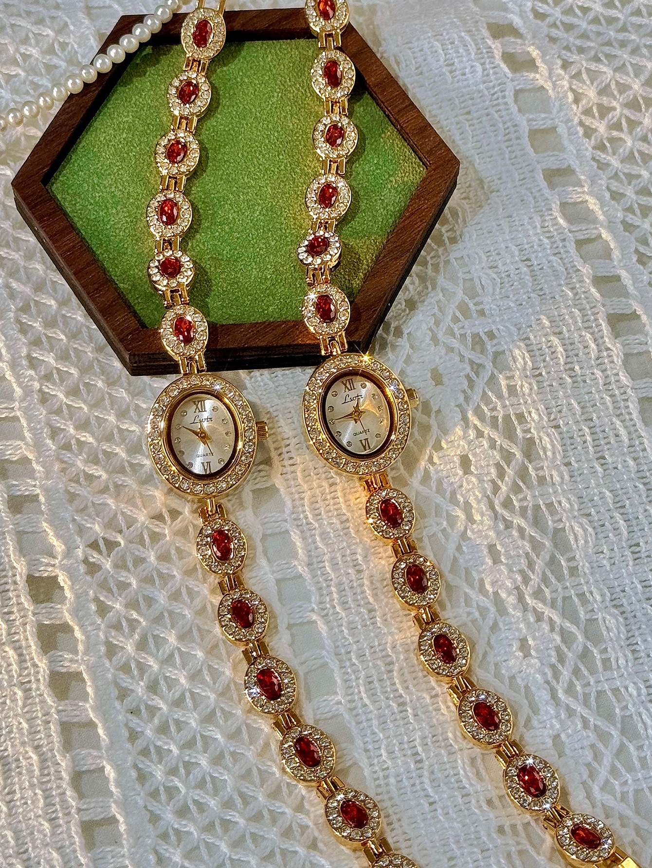 New High-End Colorful Aquamarine Gemstone & Cubic Zirconia Inlaid ...