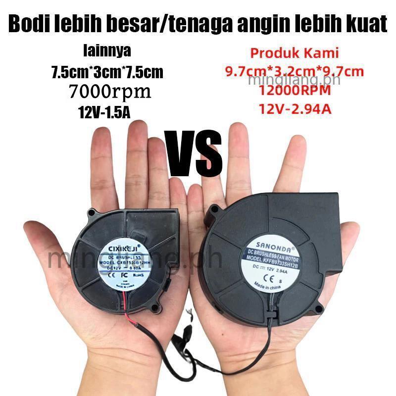 9733 13000RPM Electric Blower Portable Blower Fan For Kalan Adjustable ...