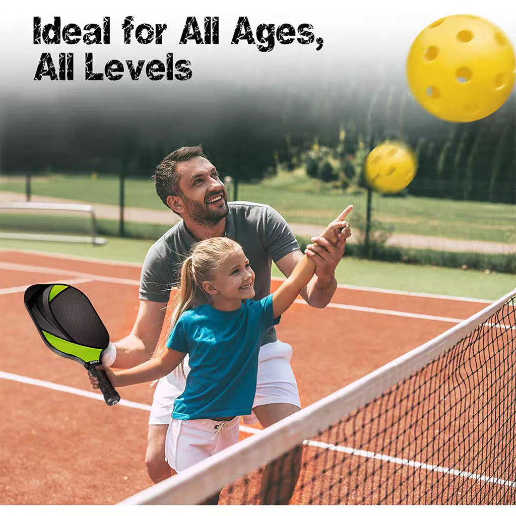 Pickleball racket set Fiberglass Poplar Surface Rackets for Pickle Ball ...