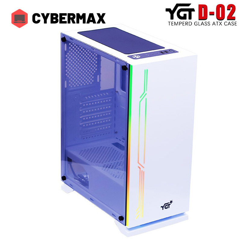 YGT ATX D02 PC Case With Tempered Glass MATX Computer Case Desktop ...