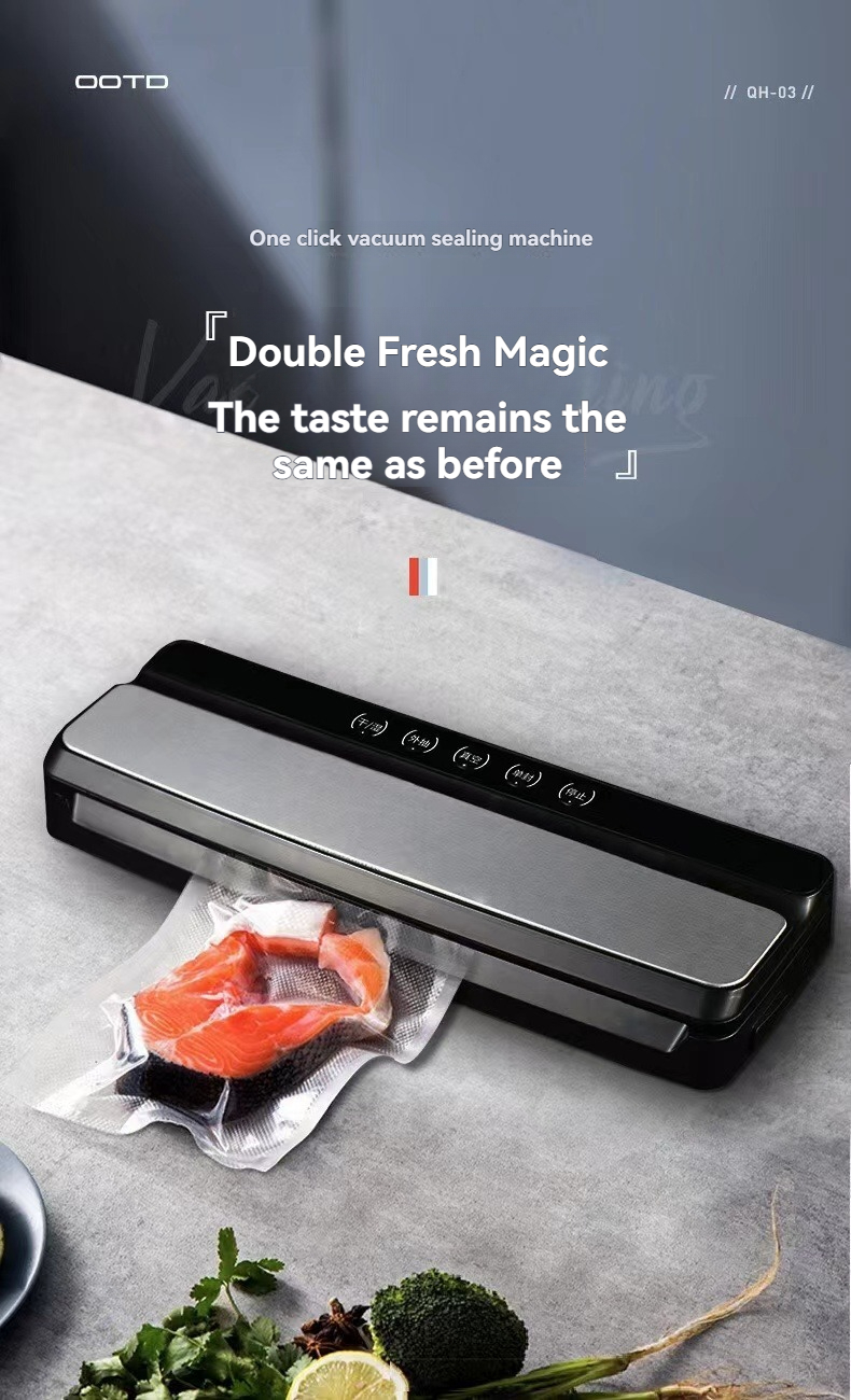 【Hot sale】Household food vacuum sealing machine Food plastic sealing ...