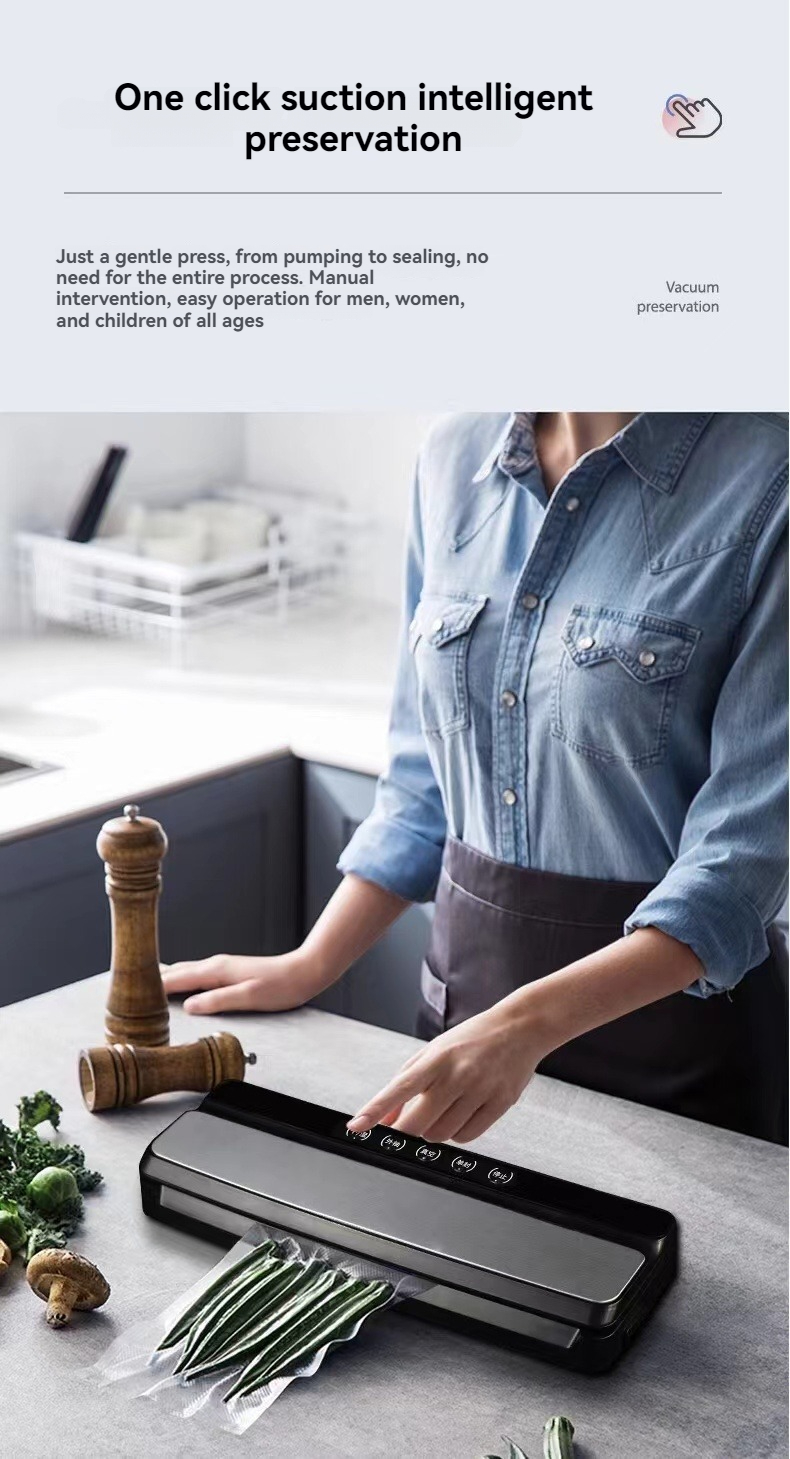 【Hot sale】Household food vacuum sealing machine Food plastic sealing ...