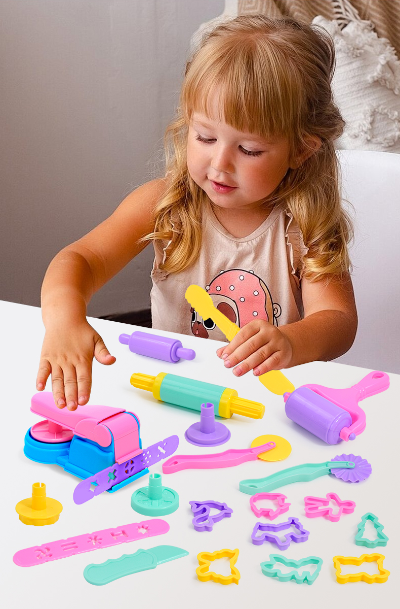 Creative 3D Plasticine Mold DIY Clay Tool Kit, Slime & Squishy Toys ...