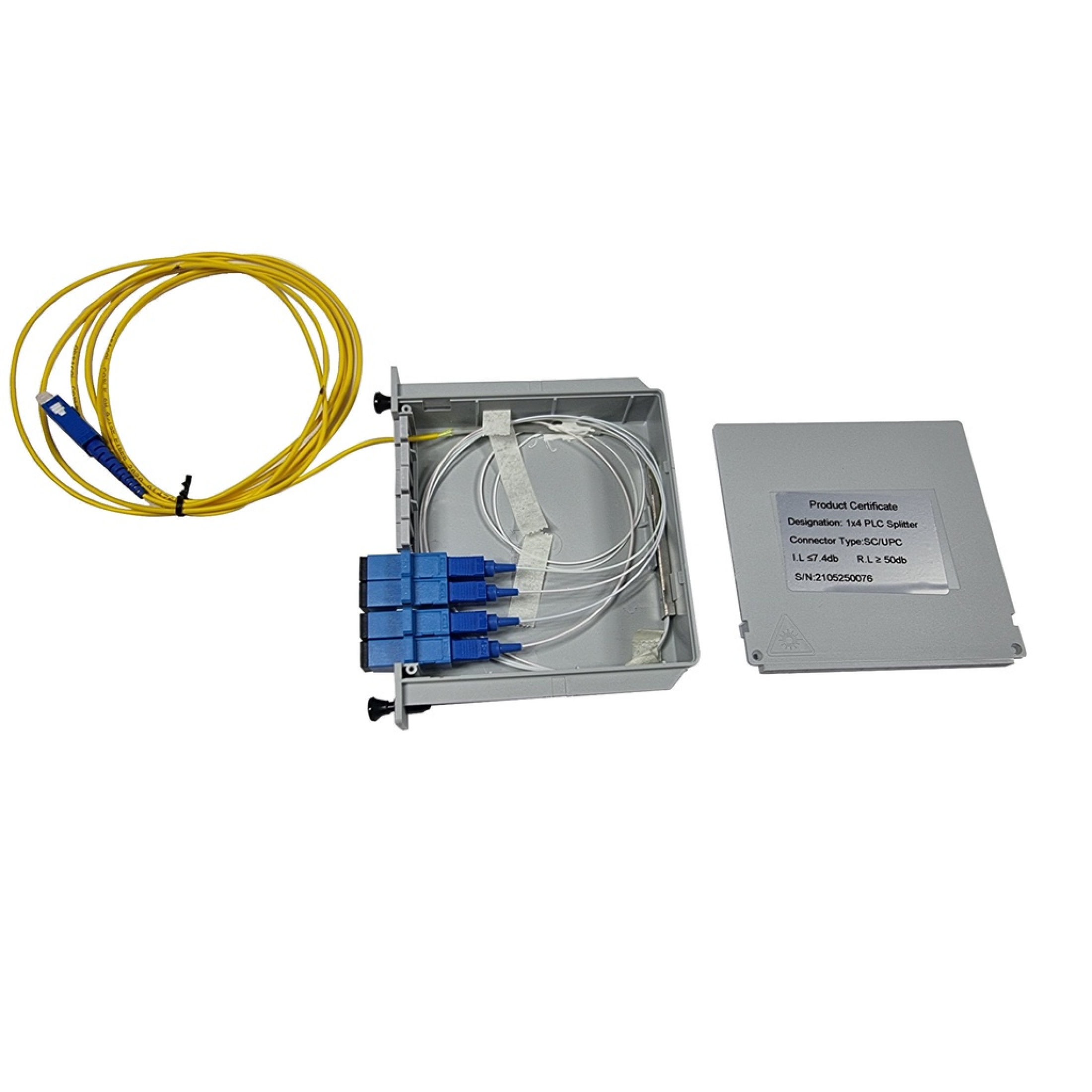 Fiber PLC Splitter Features: Low insertion loss and low PDL Various ...