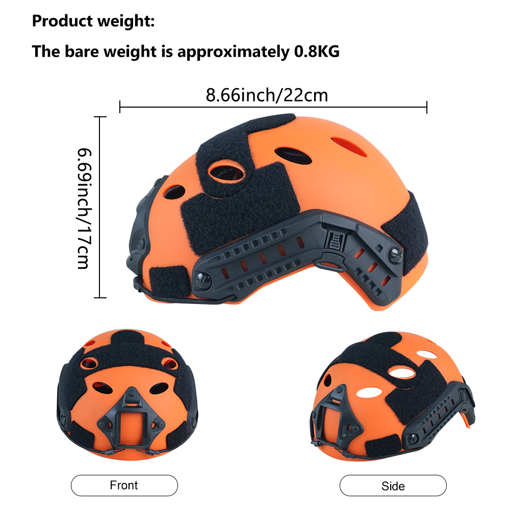 BOOIU Tactical Helmet PJ Style Rescue Helmet Multifunctional Safety ...