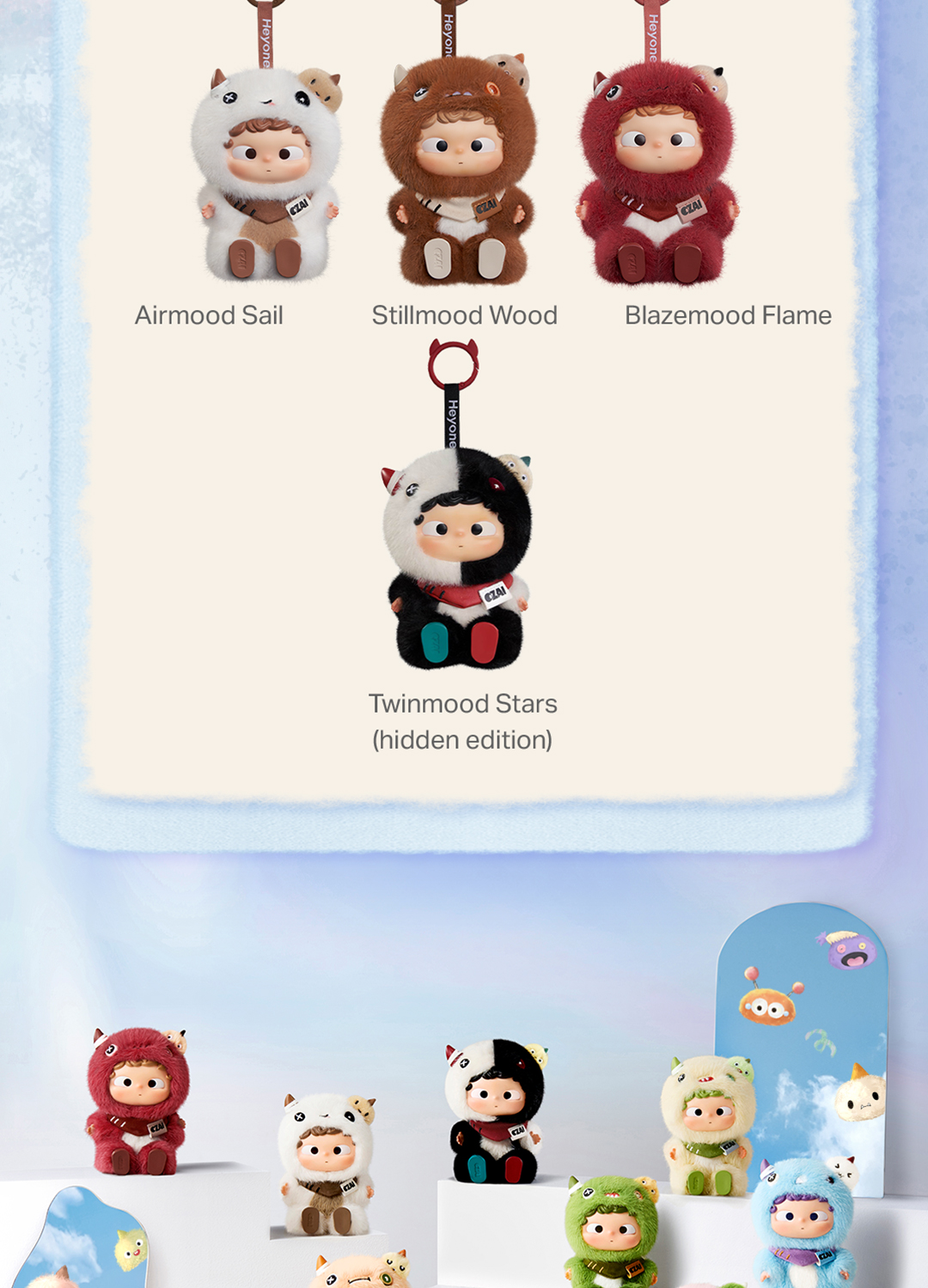 Heyone OZAI-Emotional Prism Series Vinyl Plush Action Figure Mystery ...