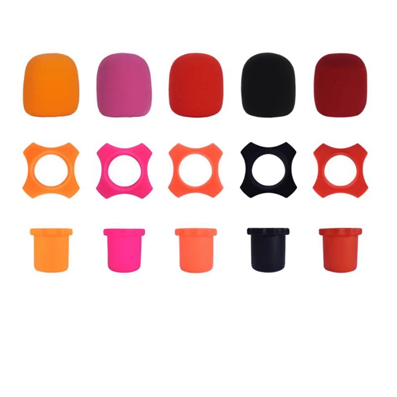 Silicone Microphone Case with Anti-Slip Base for Wired and Wireless Mic ...