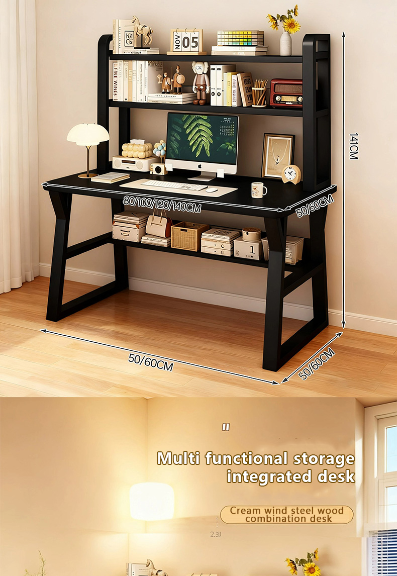 【⚡68% Discount Flash Sale】Study Table 80/100/120cm Computer Table with ...