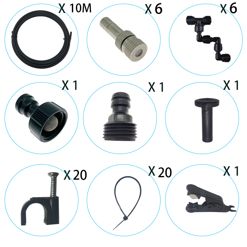 DIY Spray Sprinkler Tropical Rain Forest Ecological Cylinder Sprinkler ...