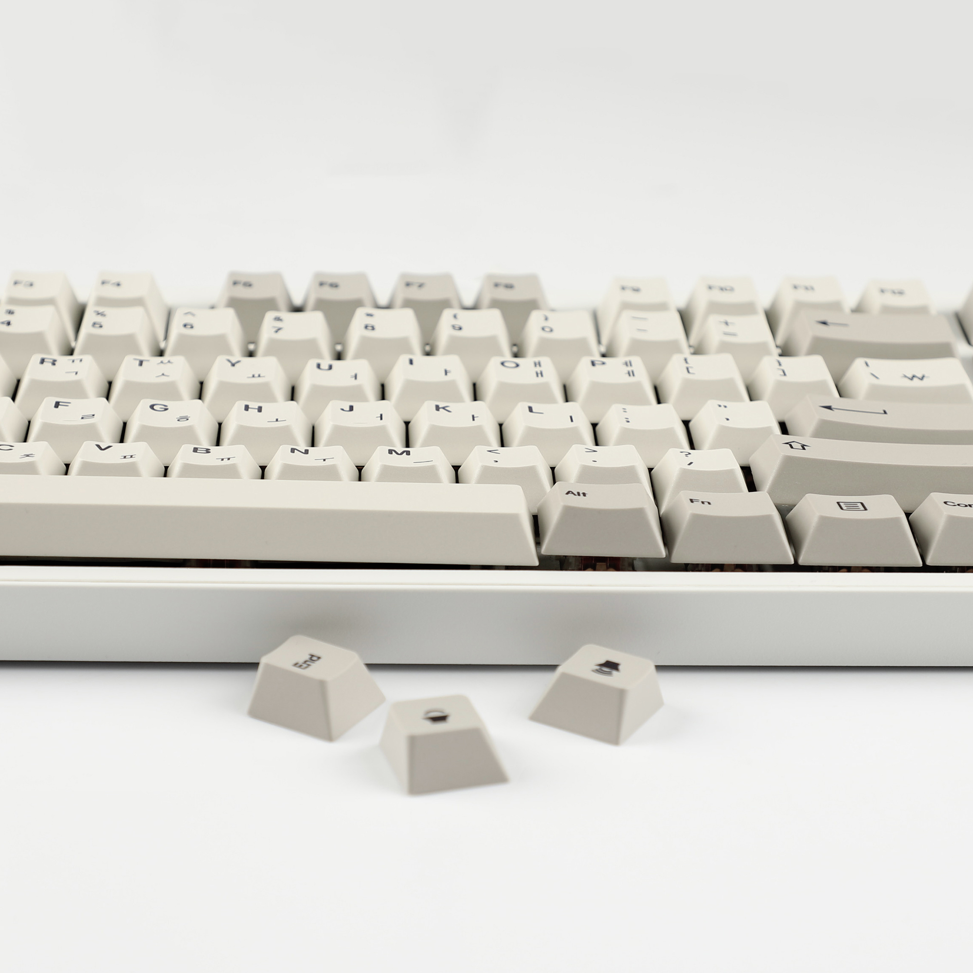 YMDK 160 Keys 9009 English Korean German QWERTZ Cherry Profile Dye Sub ...