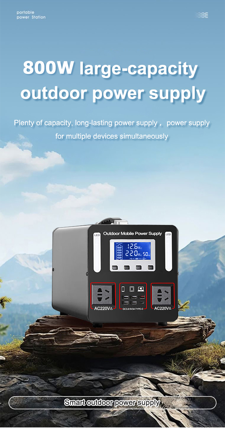 MIDOO Power Station 800W/220V Power Station Multi-Function Portable Big ...