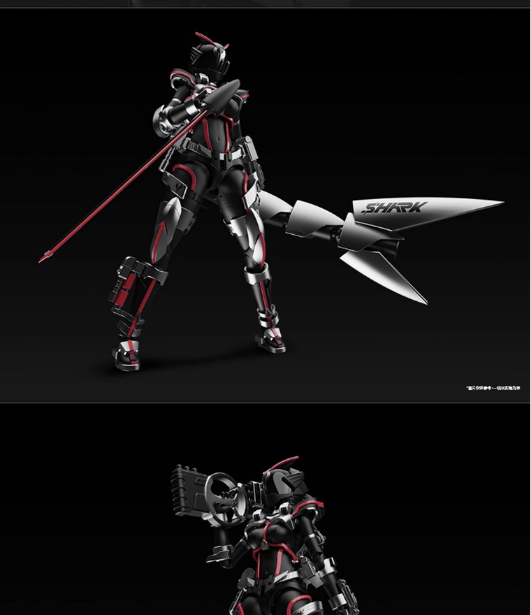 Yubo Cultural Creative War Ride Goddess SHRK Shark Warrior Riding ...